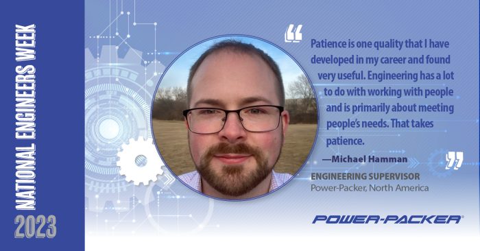 National Engineers Week: Michael Hamman - Power-Packer